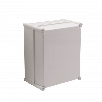 LK - TJ-AG-3428-1. TIBOX 340x280x180mm Tapa-Gris Caja Gris Plastica c ...