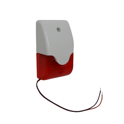 LK - SIRENA-2. GARRISON Roja Sobrepuesta Interior 7-14V 110dB Sirena LK-96