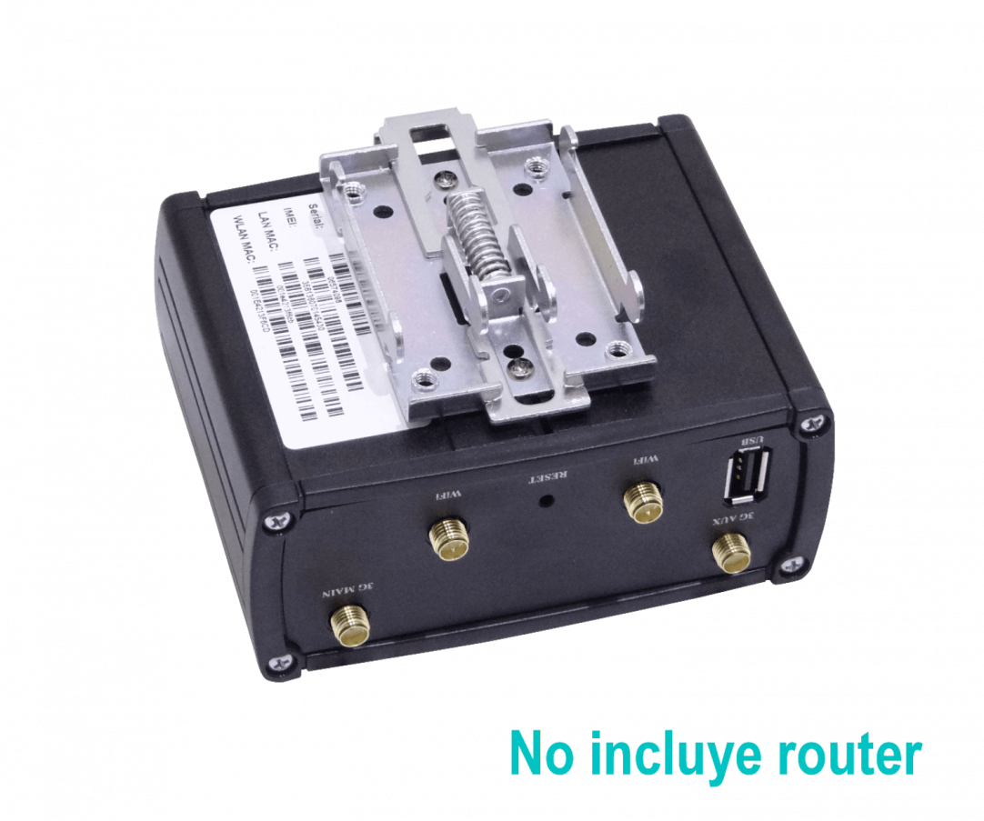 LK - DINRAIL. TELTONIKA Montaje Riel Din para Serie Router RUT95X ...
